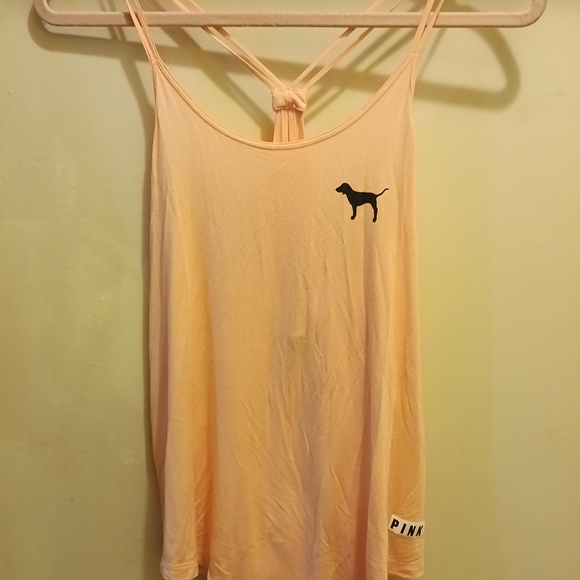 PINK Victoria's Secret | Tops | Pink Victorias Secret Peach Tank Top ...
